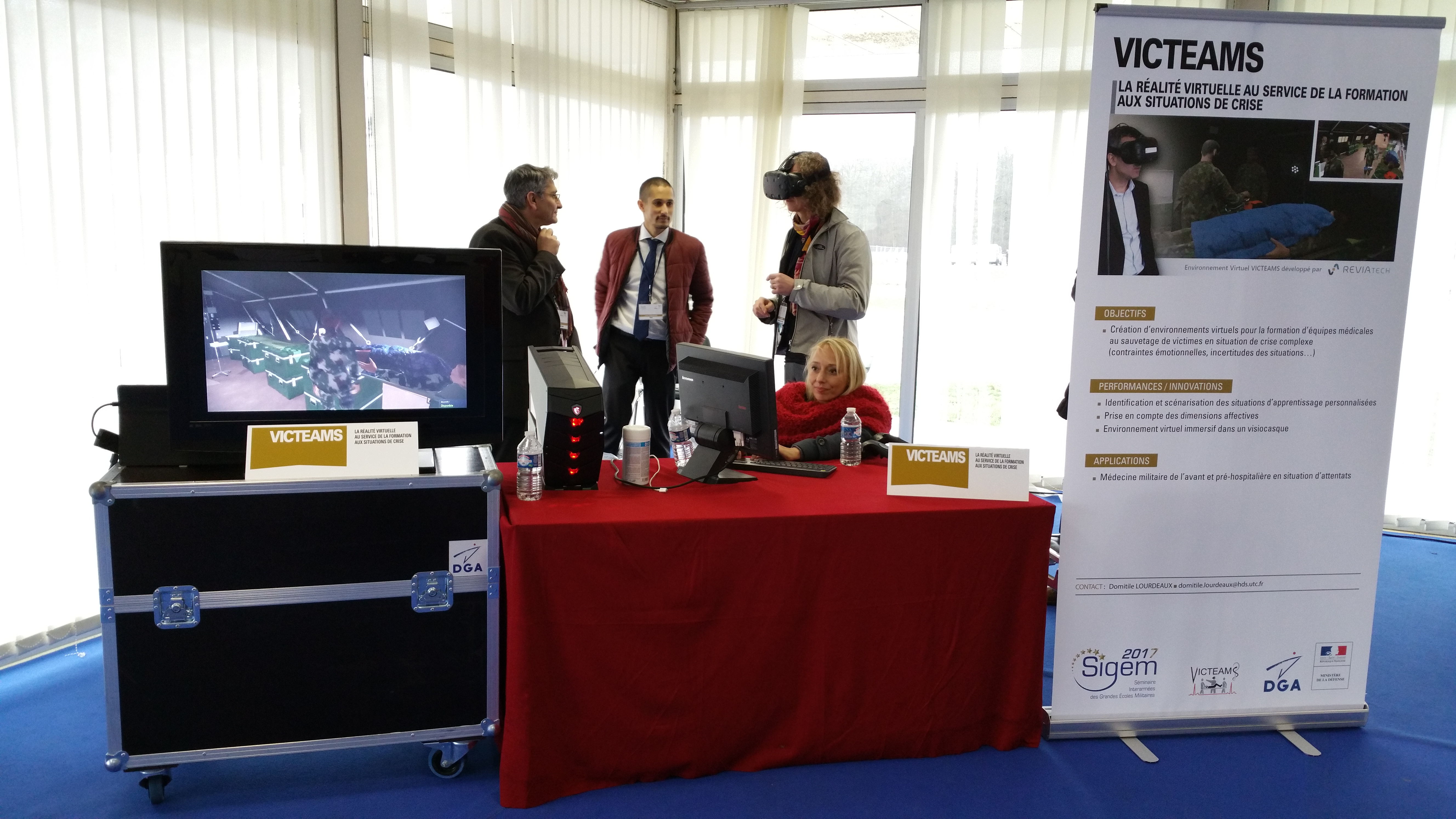 Le projet VICTEAMS présenté au SIGEM 2017 - ANR VICTEAMS